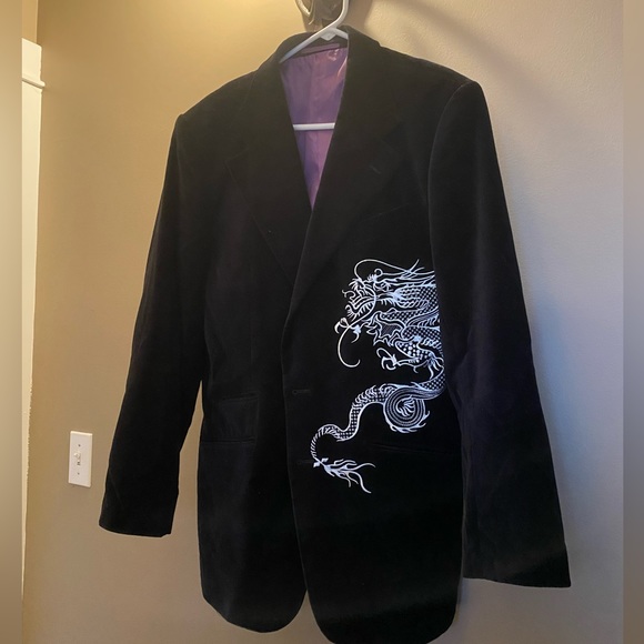 Dragonfly | Suits & Blazers | Dragonfly Y2k Mens Suit Jacket Vintage ...
